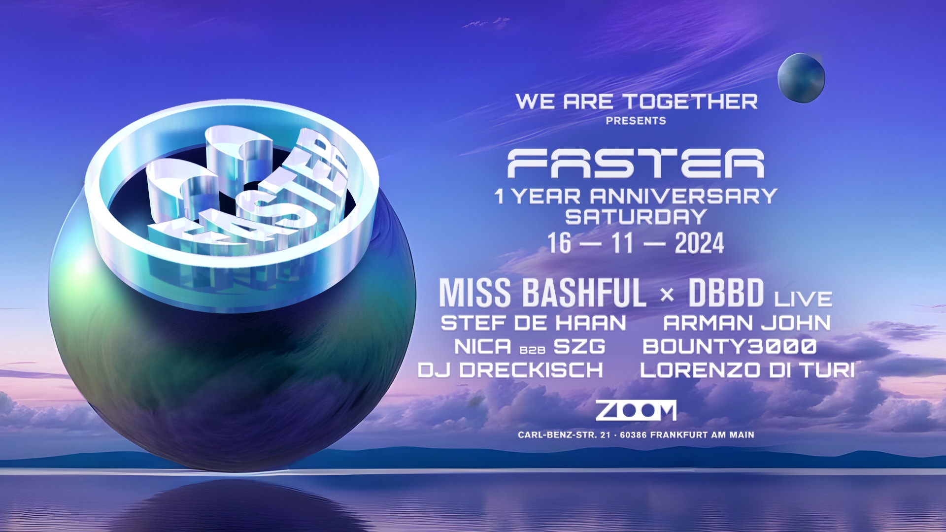 Faster 1st Birthday w/ Miss Bashful x DBBD Live – we are together